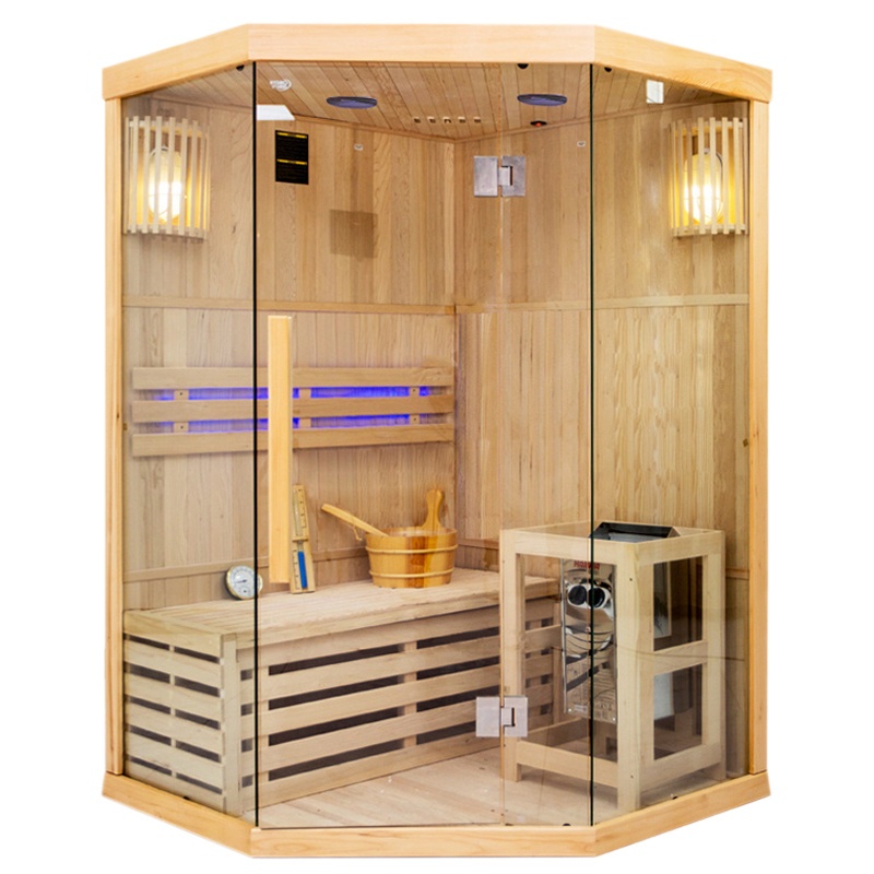 SAUNA FIŃSKA WYSOKOTEMPERATUROWA Z PIECEM OSLO2/HARVIA 3,5KW 1-2 ...